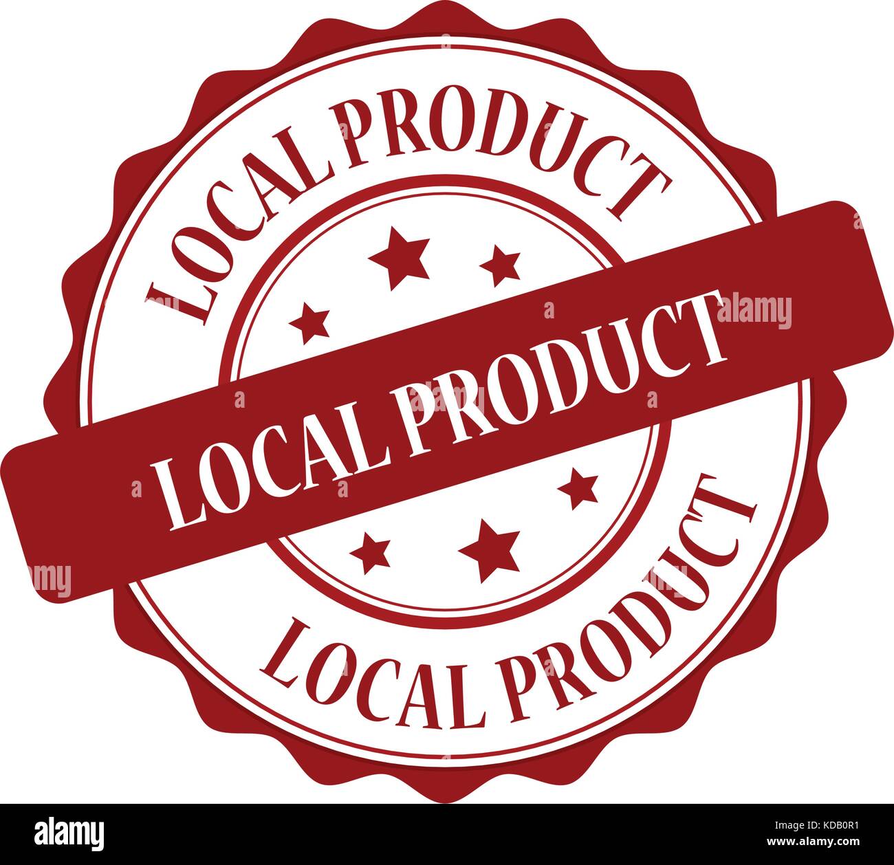 Local product red stamp illustration Stock Vector Image & Art - Alamy