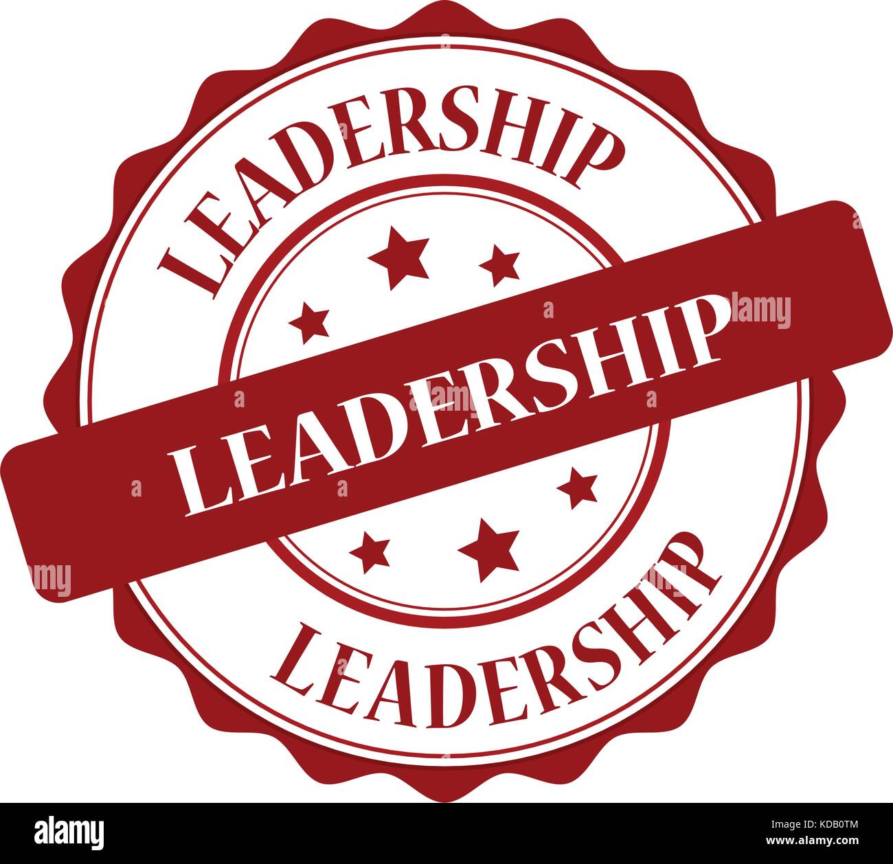 Leadership red stamp illustration Stock Vector Image & Art - Alamy