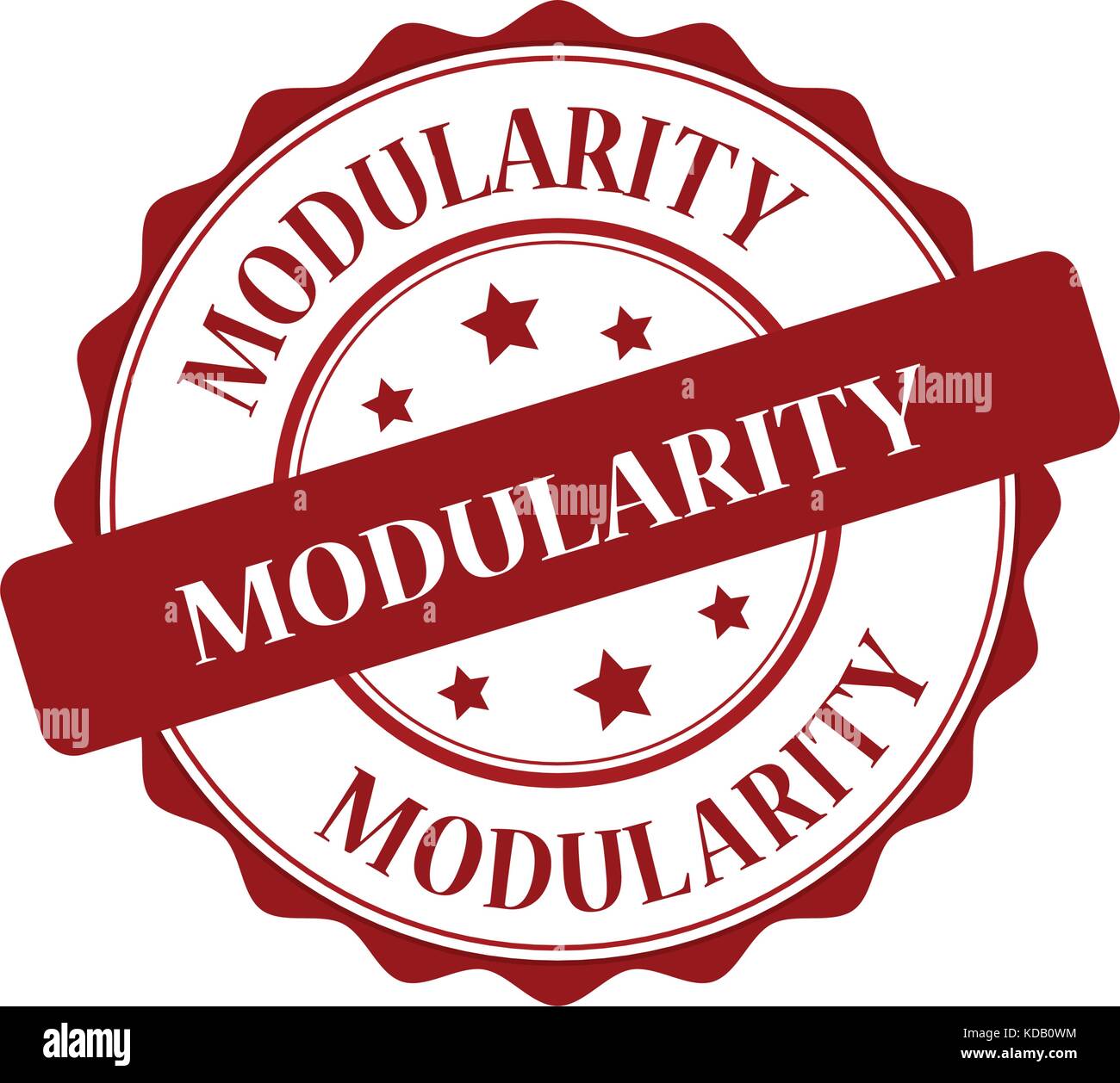 Modularity red stamp illustration Stock Vector Image & Art - Alamy