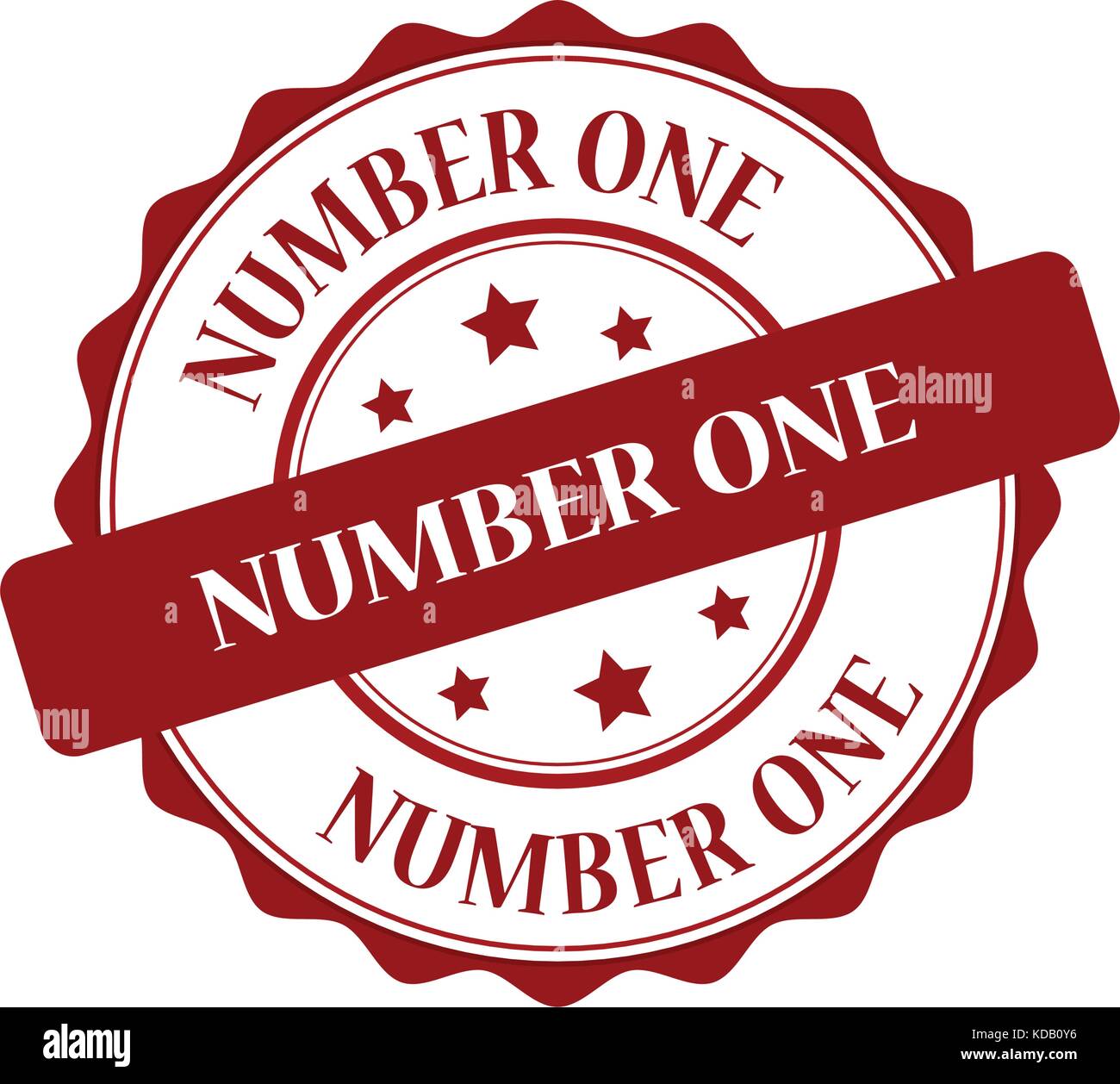 Number one red stamp illustration Stock Vector Image & Art - Alamy