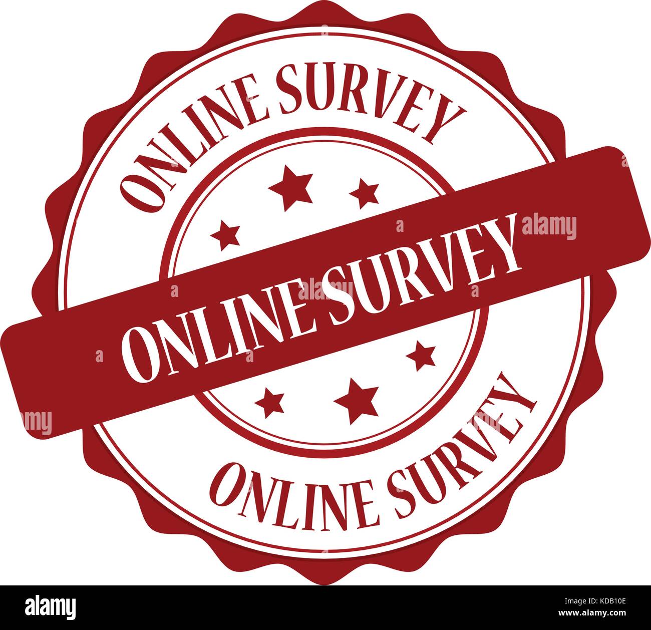 Online survey red stamp illustration Stock Vector Image & Art - Alamy