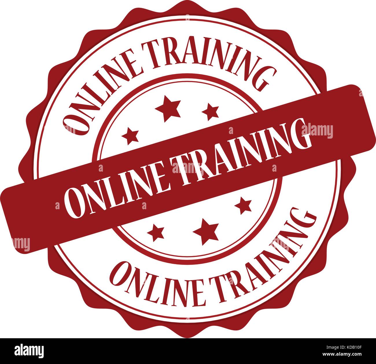 Online training grunge stamp hi-res stock photography and images - Alamy