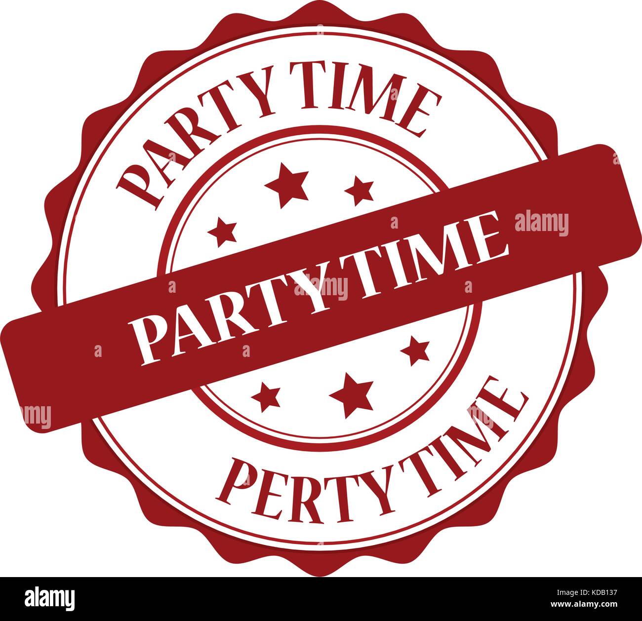 Party red stamp illustration Stock Vector Image & Art - Alamy