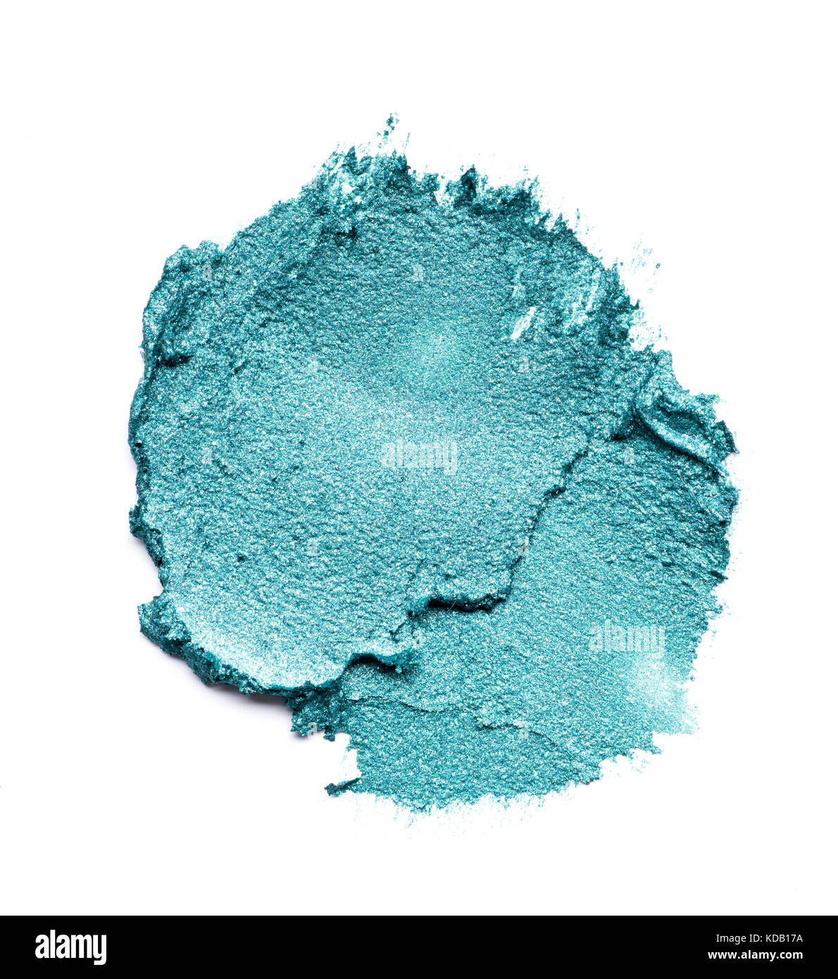 Green smear of cosmetic products on a white background Stock Photo - Alamy