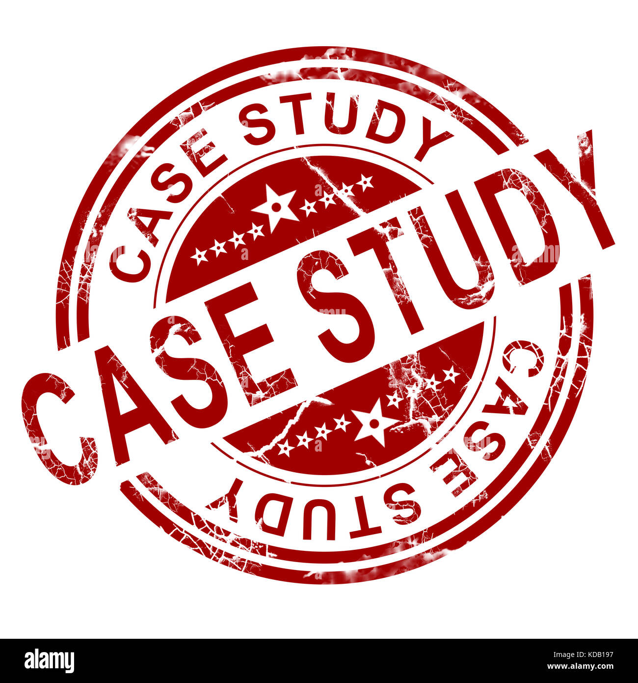 Red case study stamp with white background, 3D rendering Stock Photo ...