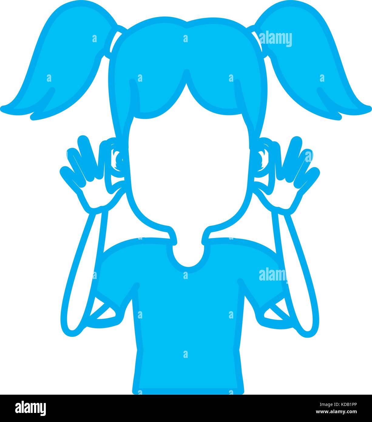 Cute girl cartoon Stock Vector Image & Art - Alamy