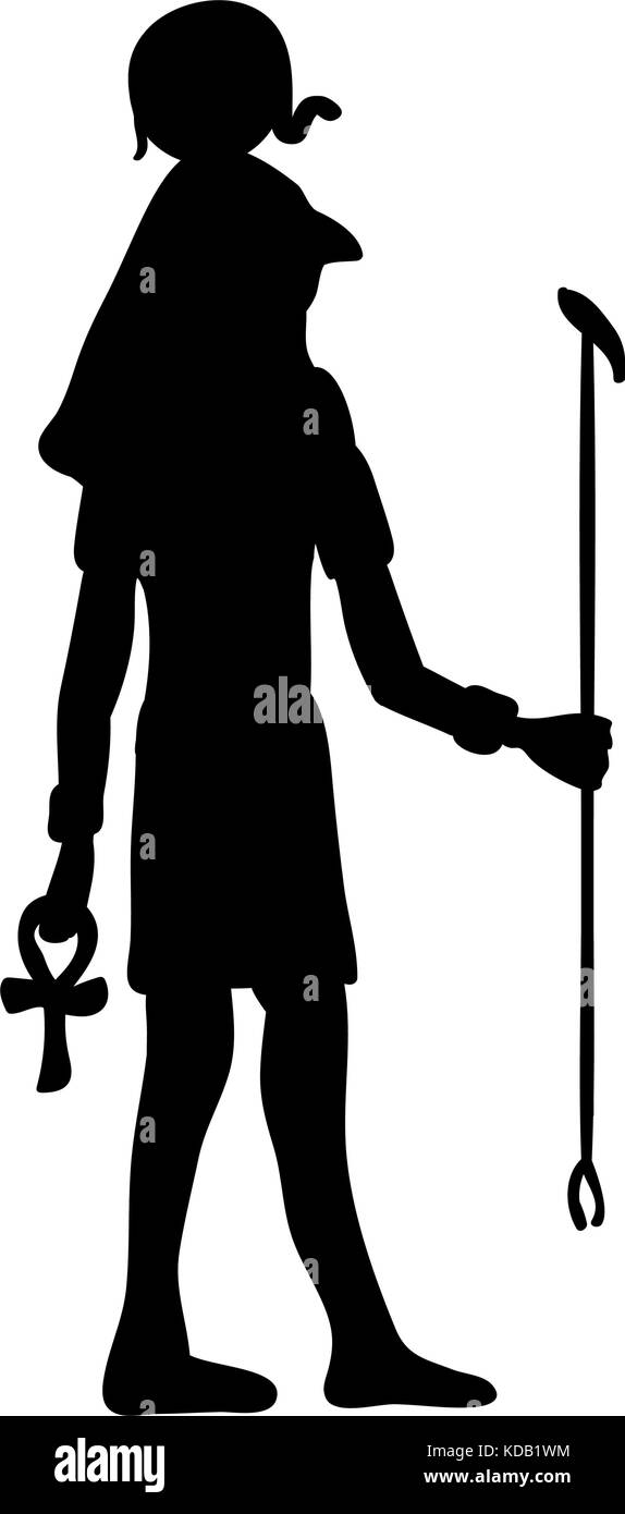 Ancient egypt papyrus falcon Stock Vector Images - Alamy