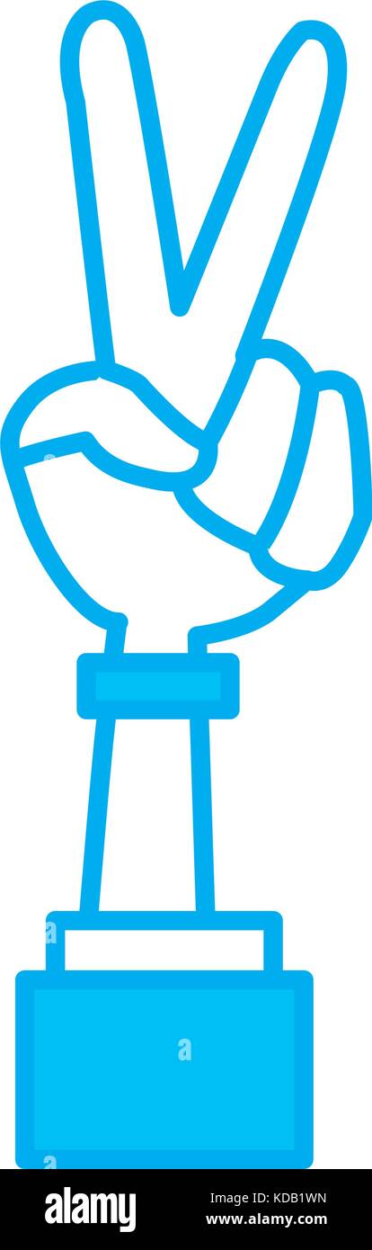 Peace Zeichen Hand Symbol