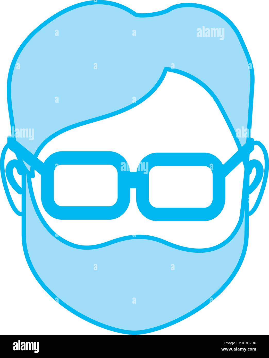 silhouette default avatar man to social user vector illustration Stock ...