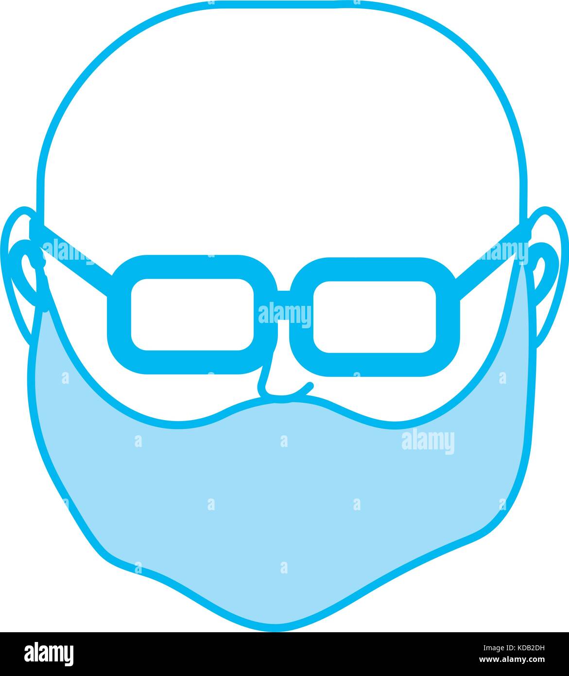 silhouette default avatar man to social user vector illustration Stock ...