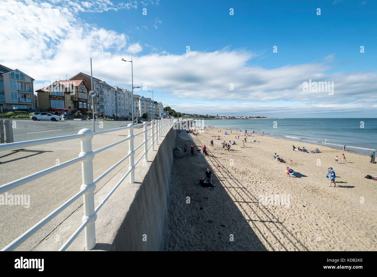 Colwyn Bay promenade in North Wales UK Stock Photo - Alamy