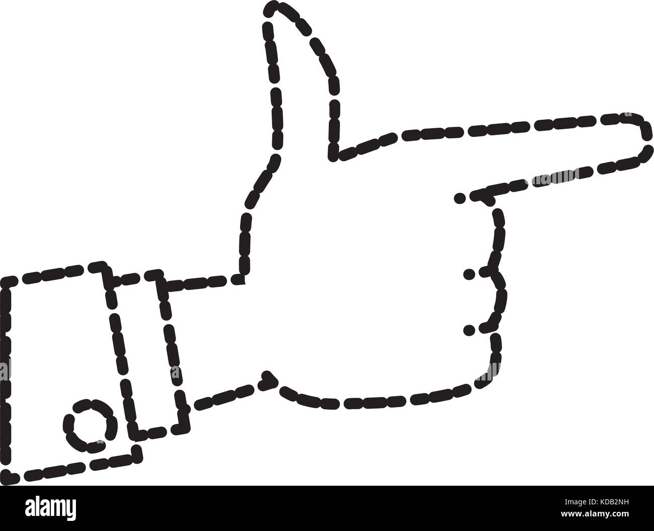 Hand pointing symbol Stock Vector Image & Art - Alamy