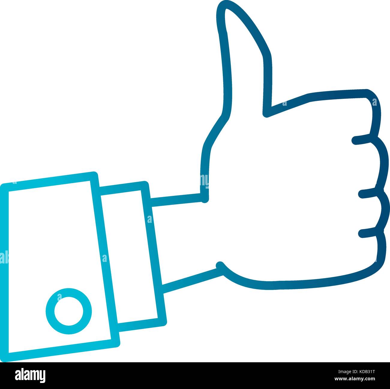 Thumb up symbol Stock Vector Image & Art - Alamy