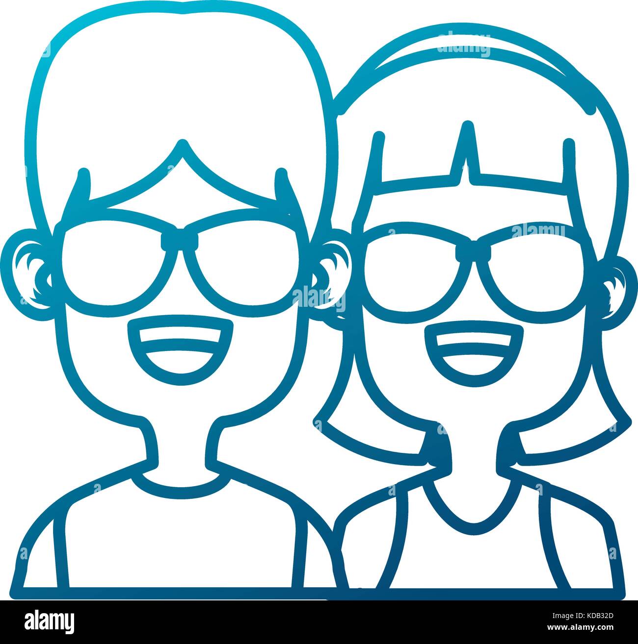 Cute kids friends cartoon Stock Vector Image & Art - Alamy