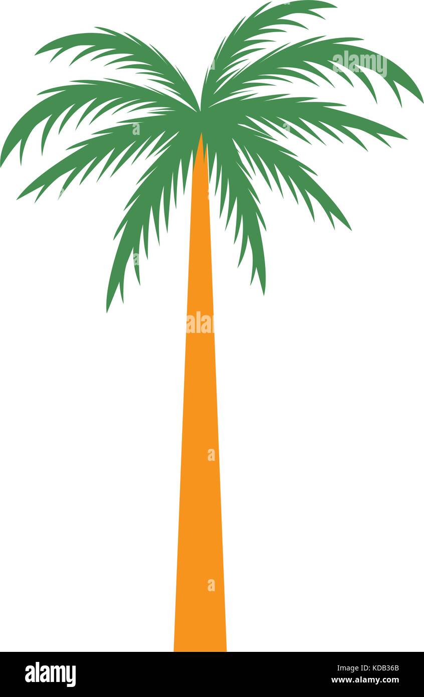 Tree palm symbol Stock Vector Image & Art - Alamy