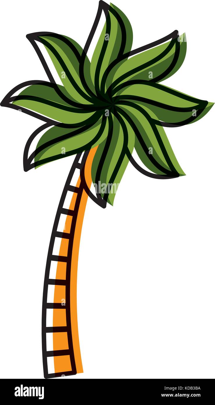 Tree palm symbol Stock Vector Image & Art - Alamy