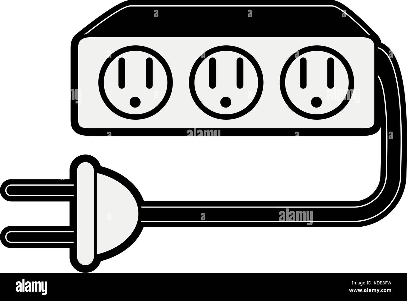 Electric outlets Stock Vector Images - Alamy