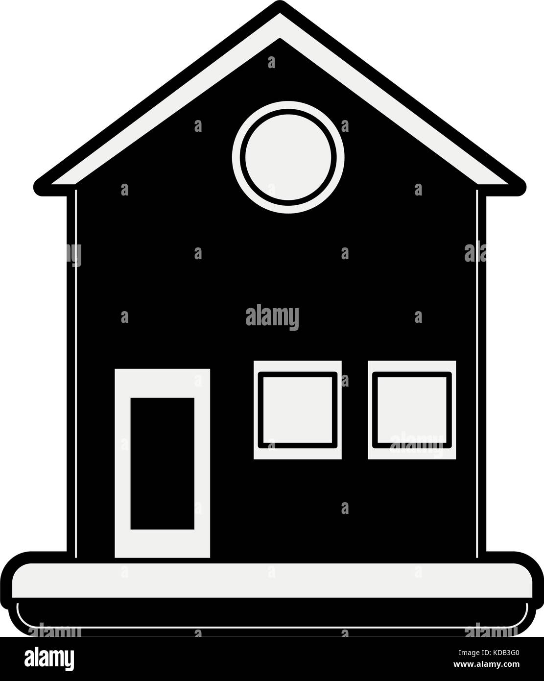 house or home two story icon image Stock Vector Image & Art - Alamy