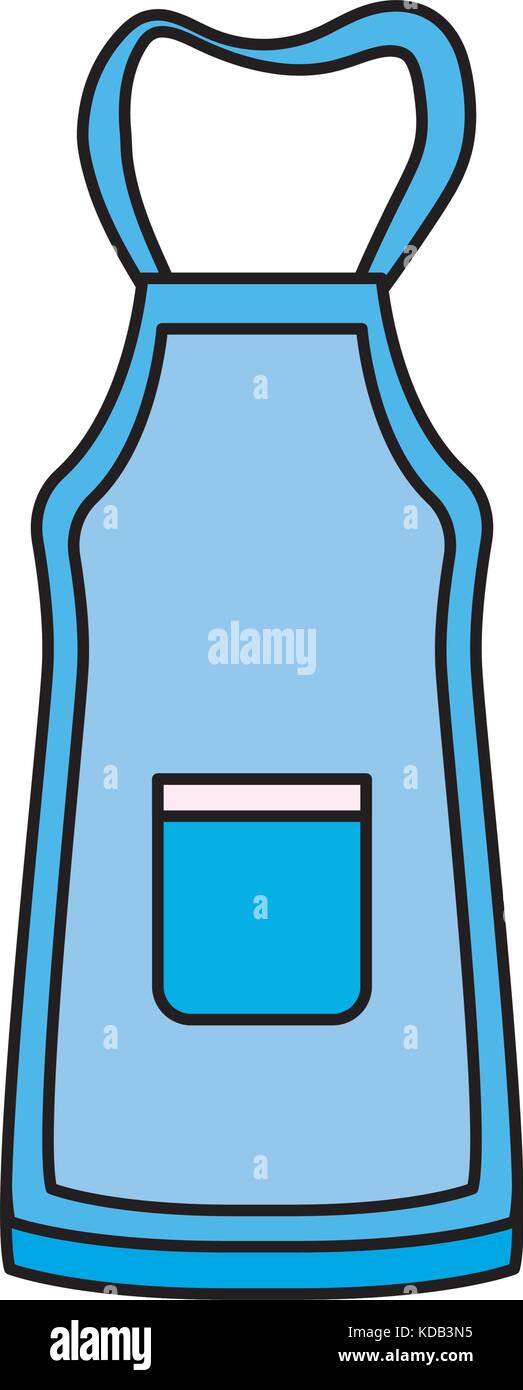apron object design style to clean vector illustration Stock Vector ...