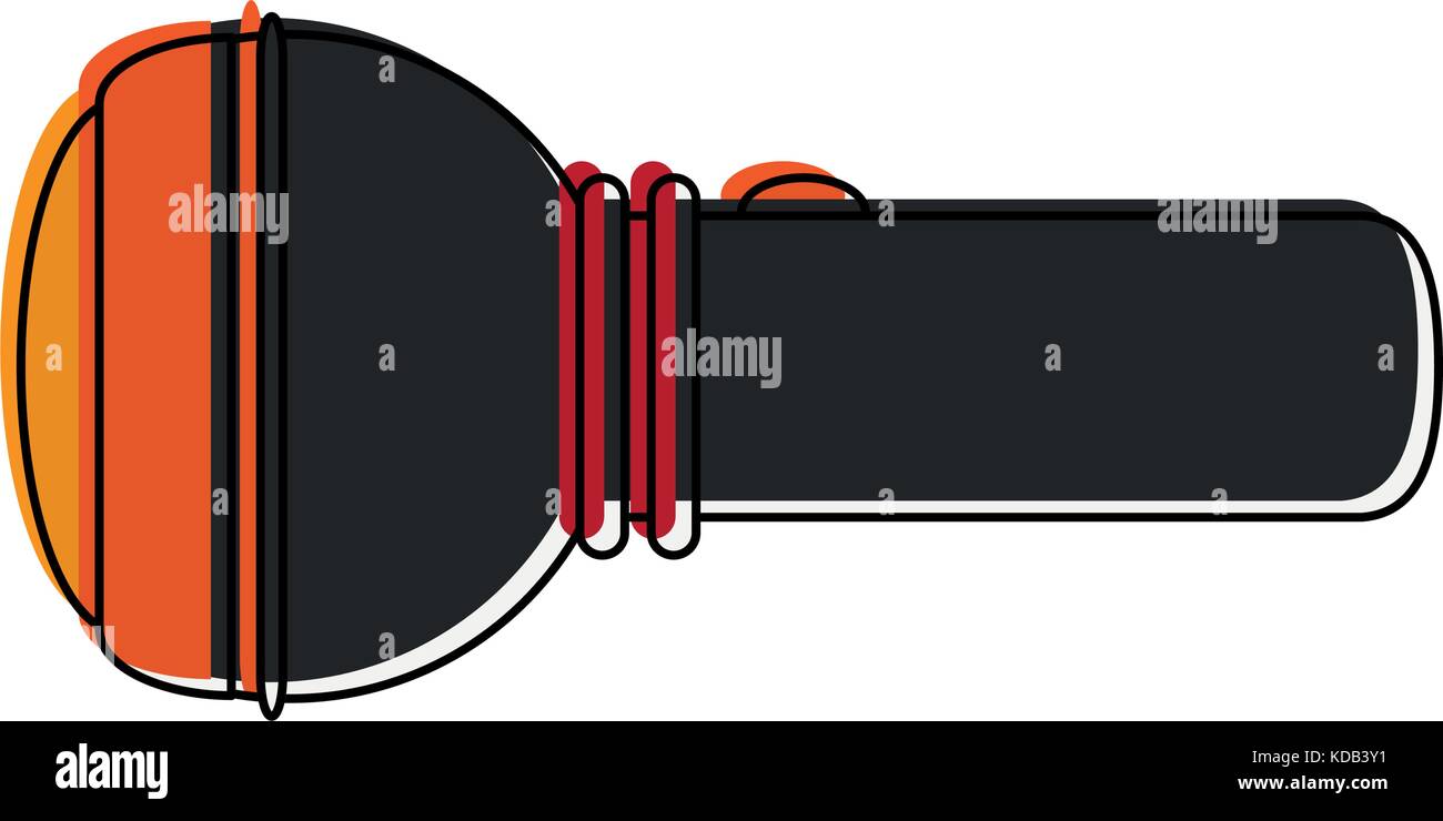 flashlight sideview icon image Stock Vector Image & Art - Alamy