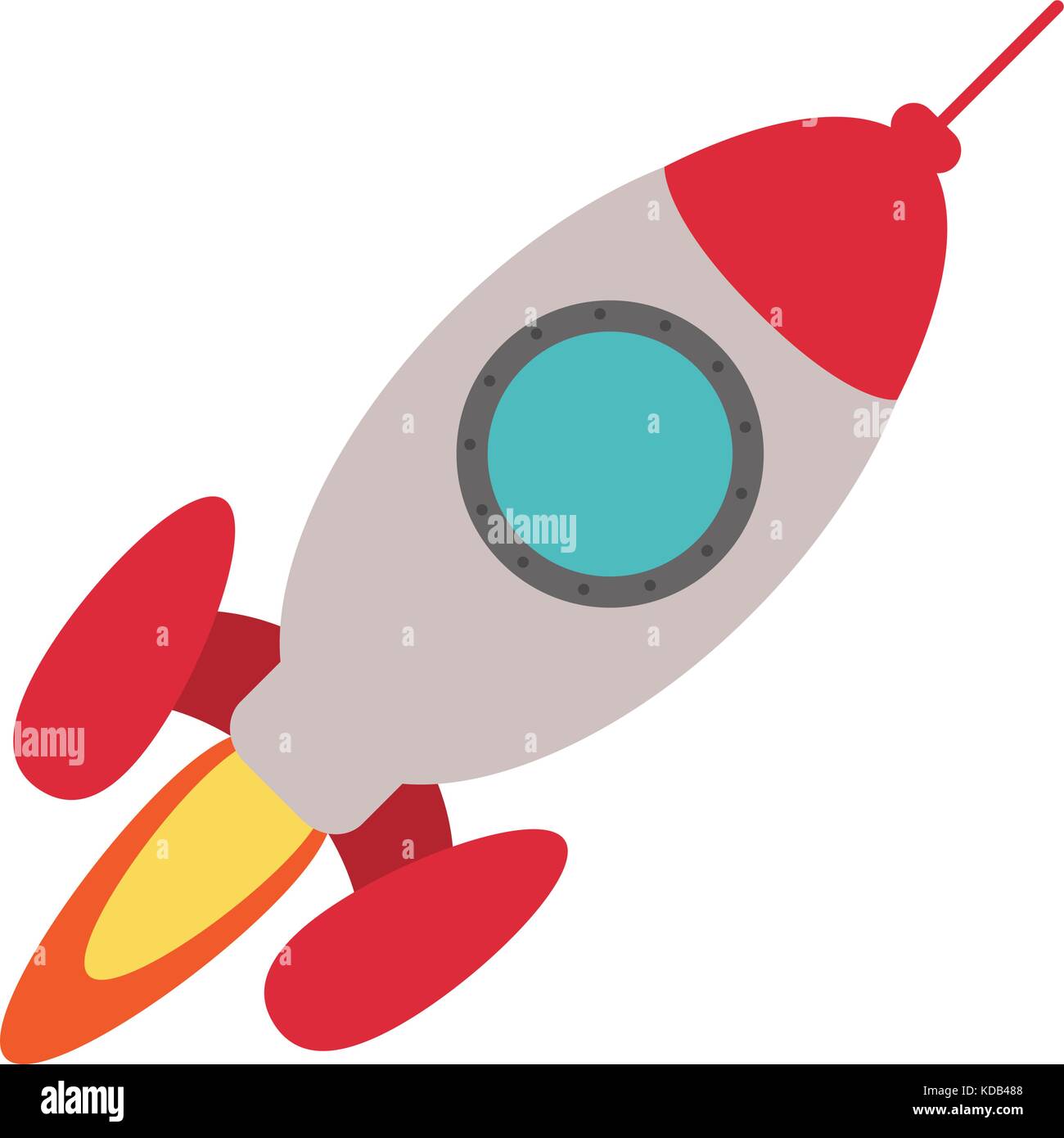flying rocket icon image Stock Vector Image & Art - Alamy