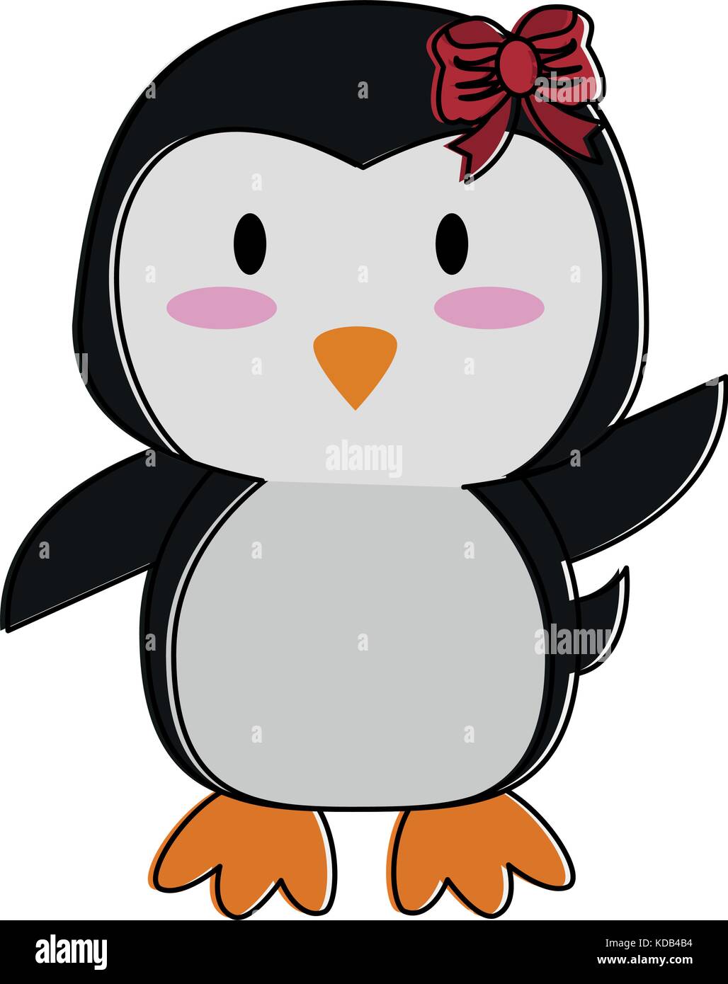 Waving Animal Cartoon