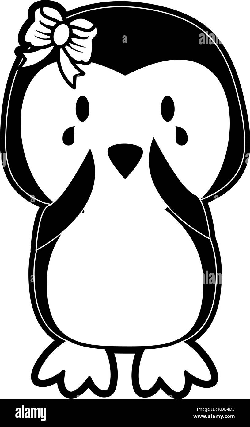 penguin crying cute animal cartoon icon image Stock Vector Image & Art ...