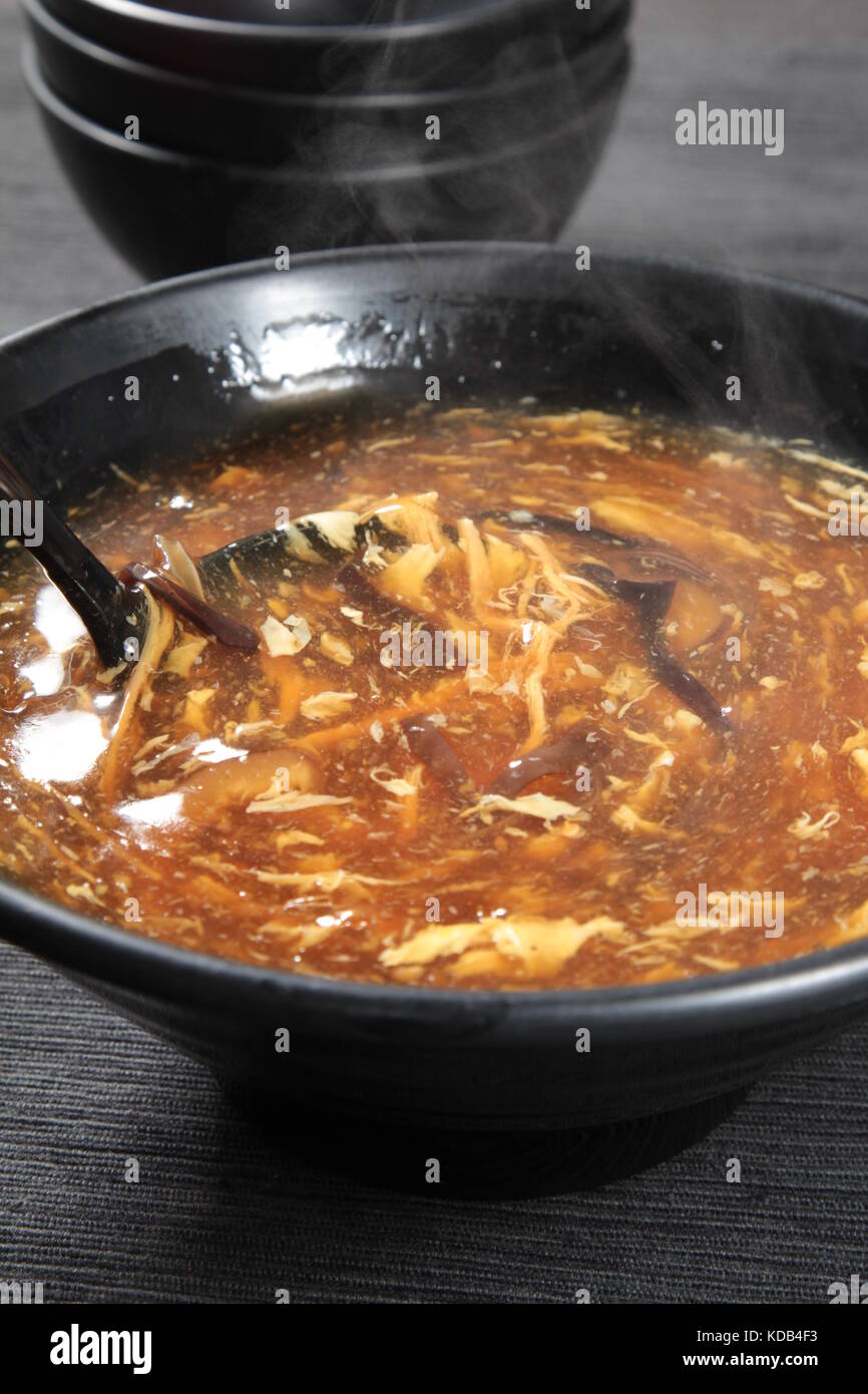 chinese supreme chicken or seafood broth Stock Photo - Alamy