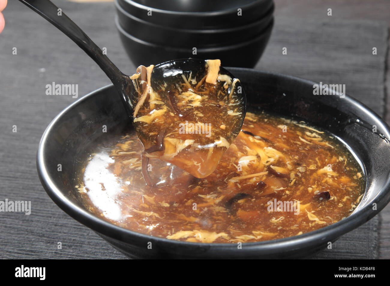 chinese supreme chicken or seafood broth Stock Photo - Alamy