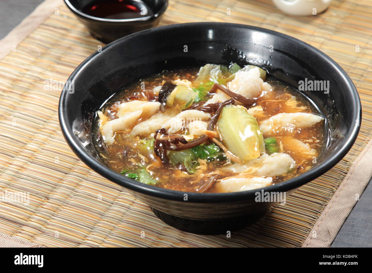 chinese supreme chicken or seafood broth Stock Photo - Alamy