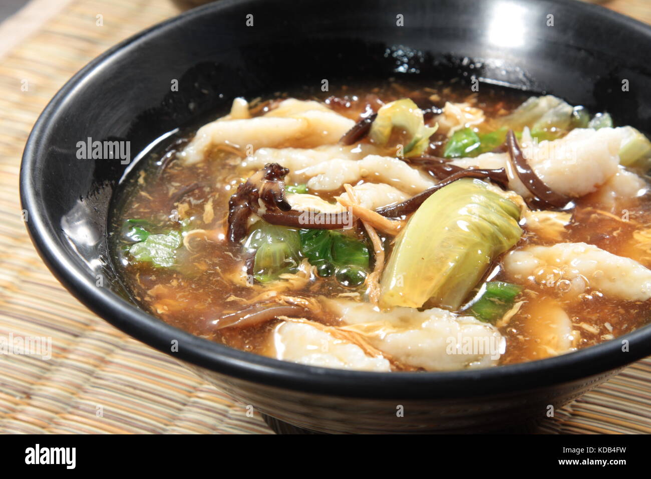 chinese supreme chicken or seafood broth Stock Photo - Alamy