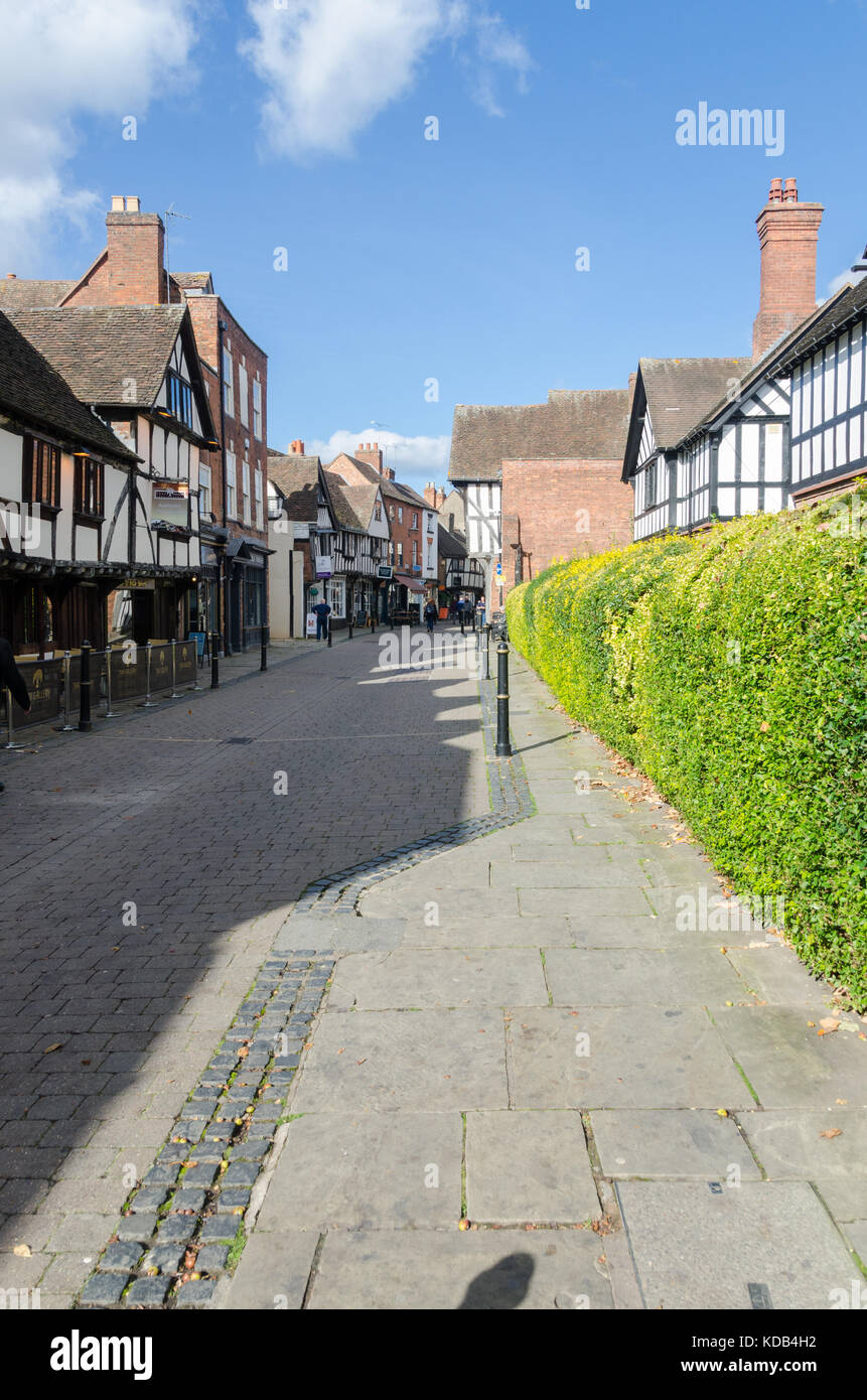 Greyfriars' House and Garden in Friar Street, Worcester, UK Stock Photo ...