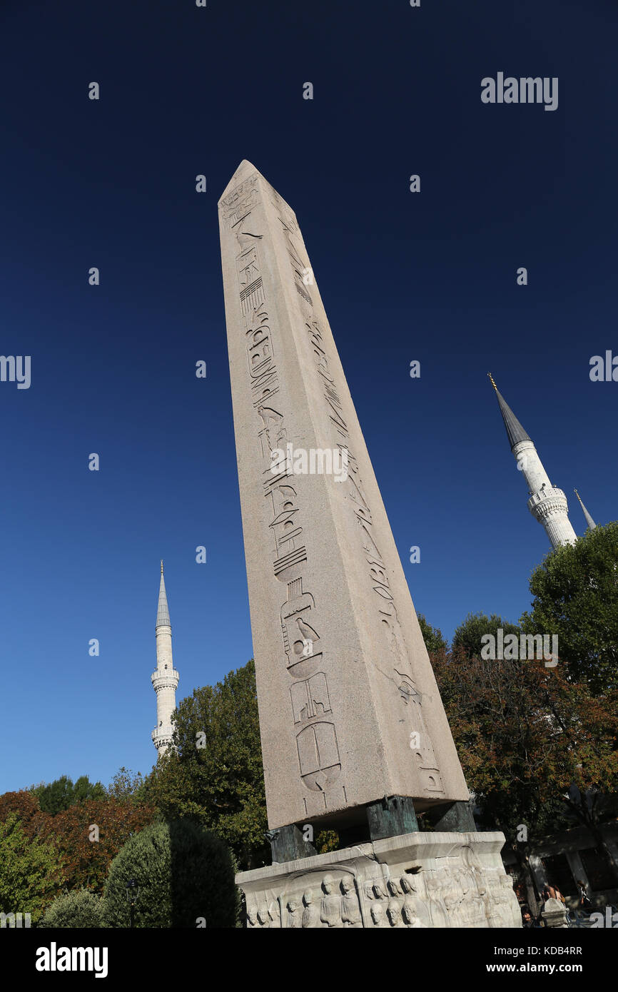 Obelisk of Theodosius in Istanbul City, Turkey Stock Photo - Alamy