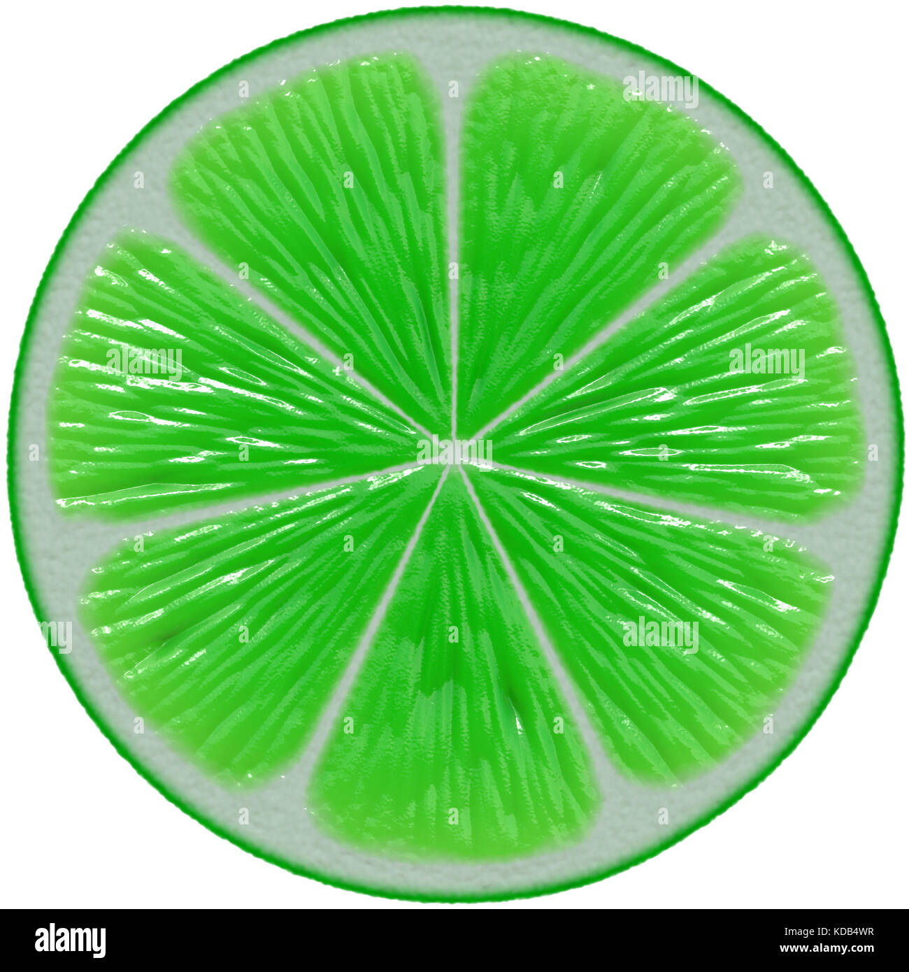 Green lime cut in half and isolated on white Stock Photo - Alamy