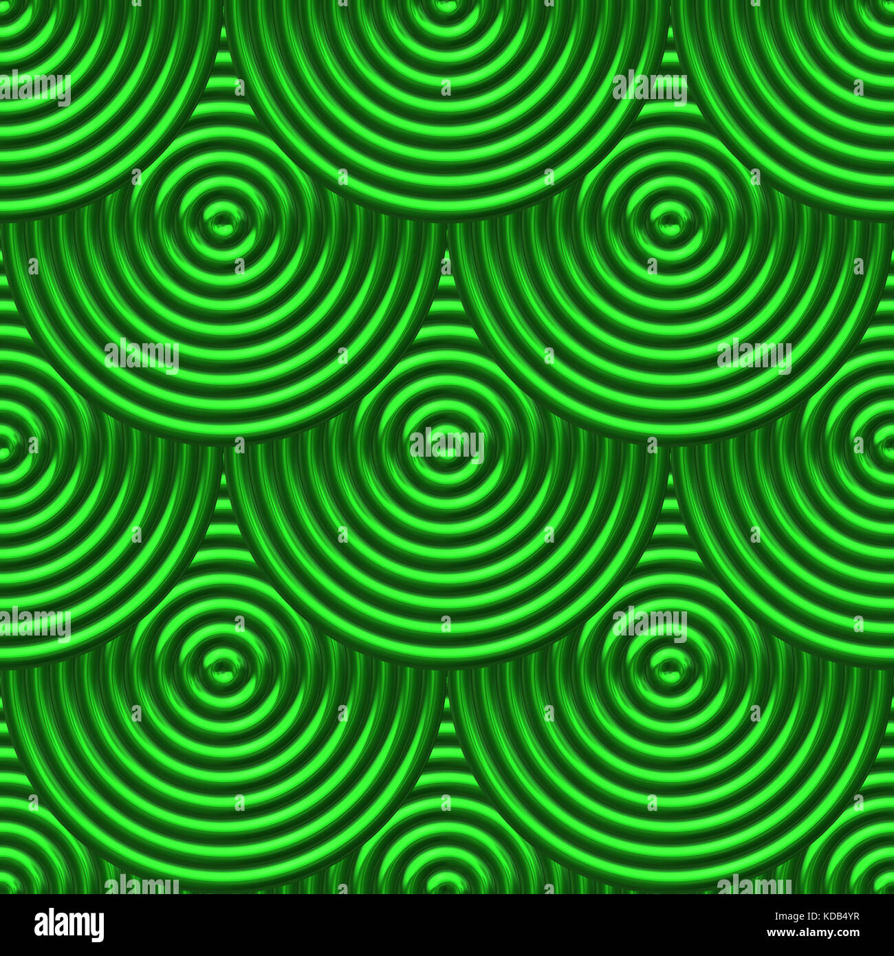Green metallic ornament forming shiny circles Stock Photo - Alamy