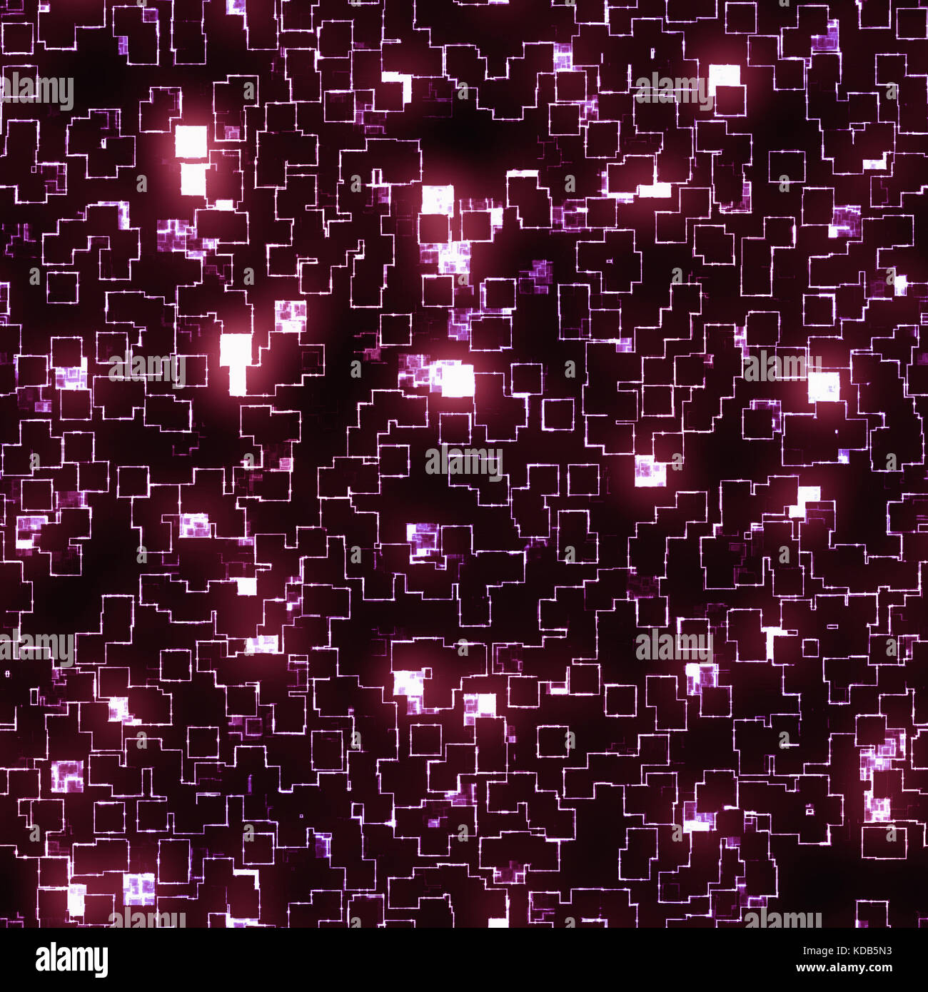 Futuristic square shapes in purple color Stock Photo - Alamy