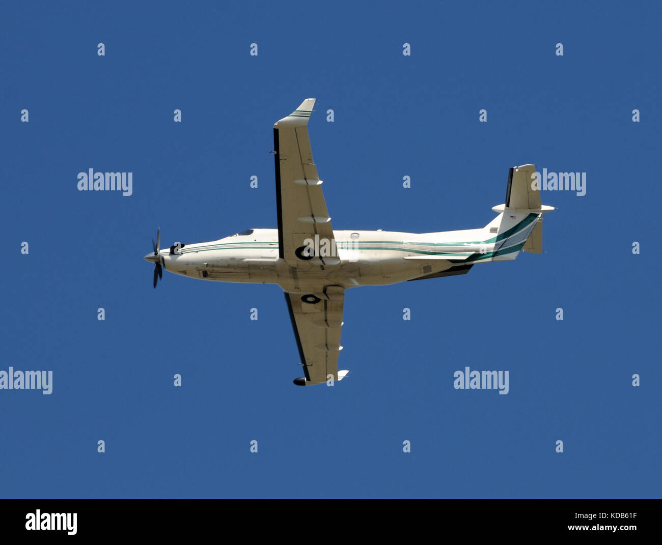 Modern propeller airplane for regional travel Stock Photo - Alamy