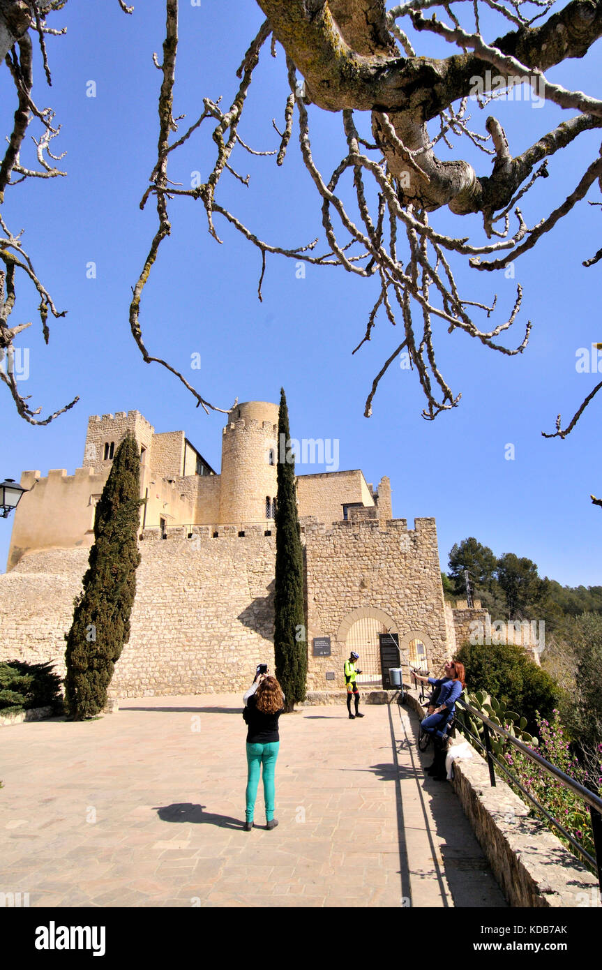 X century castle. Castellet i la Gornal. Catalonia, Spain Stock Photo ...