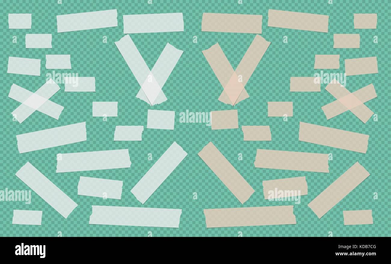 Brown and white different size adhesive, sticky, scotch tape, paper ...