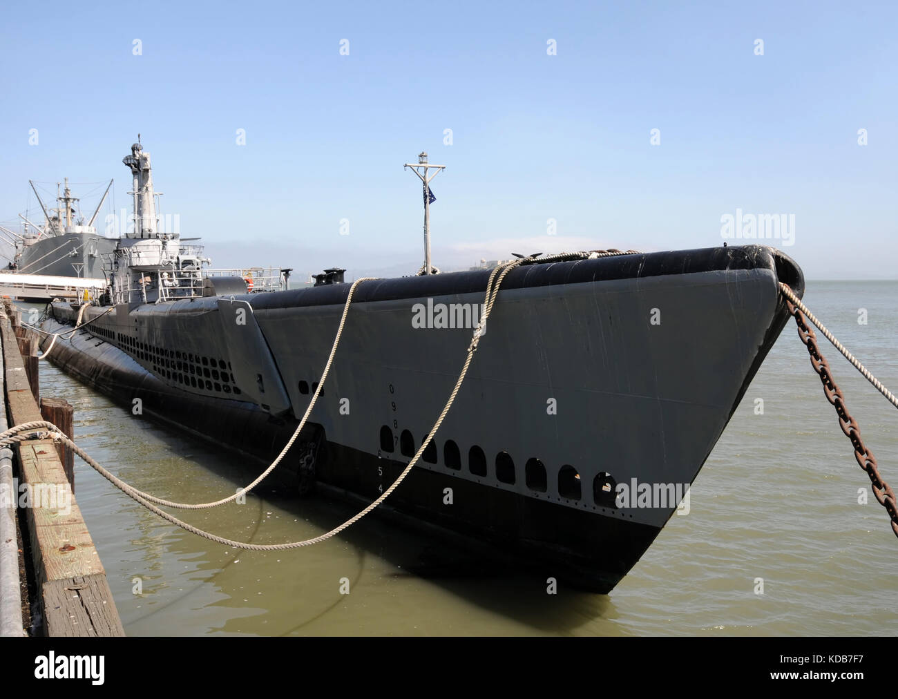 World War II era submarine in port Stock Photo - Alamy