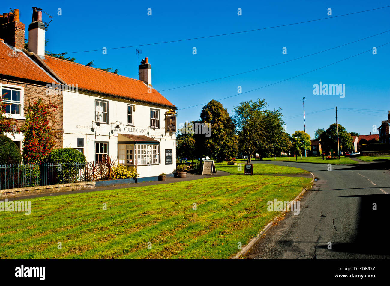 The Lord Collingwood, Upper Poppleton, North Yorkshire Stock Photo - Alamy