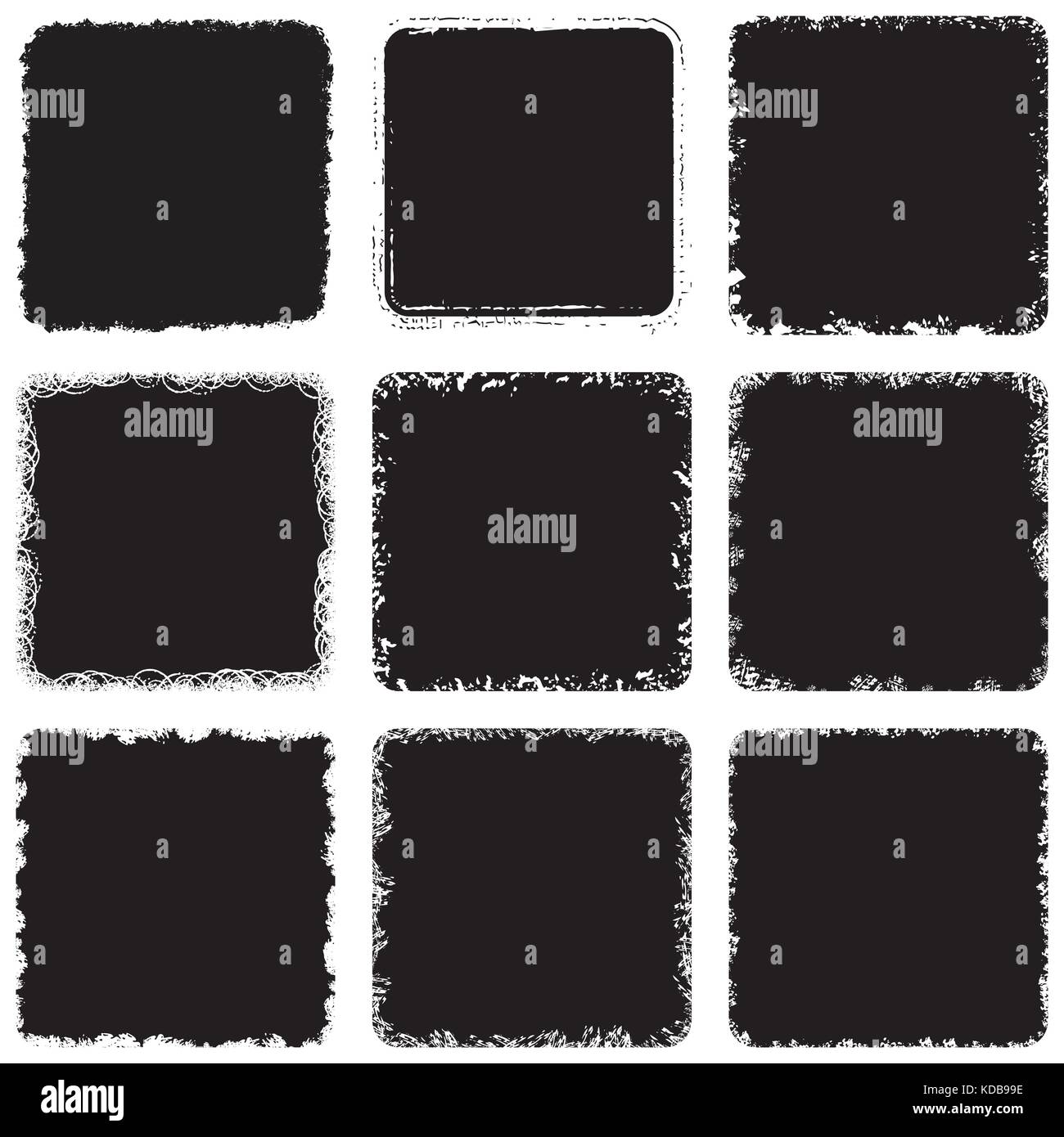 Rounded Rectangle Frame SetSet Stock Vector Image & Art - Alamy