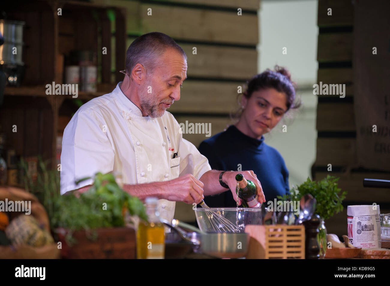 Michel roux JR cooking demo BBC good food show 2017 tower of london ...