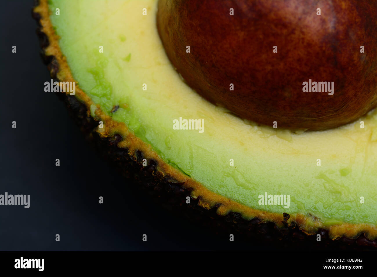 Avocado cut open hi-res stock photography and images - Alamy
