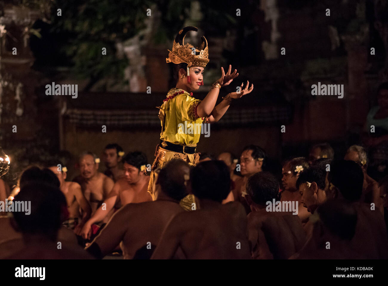 Ubud fire dance hi-res stock photography and images - Alamy