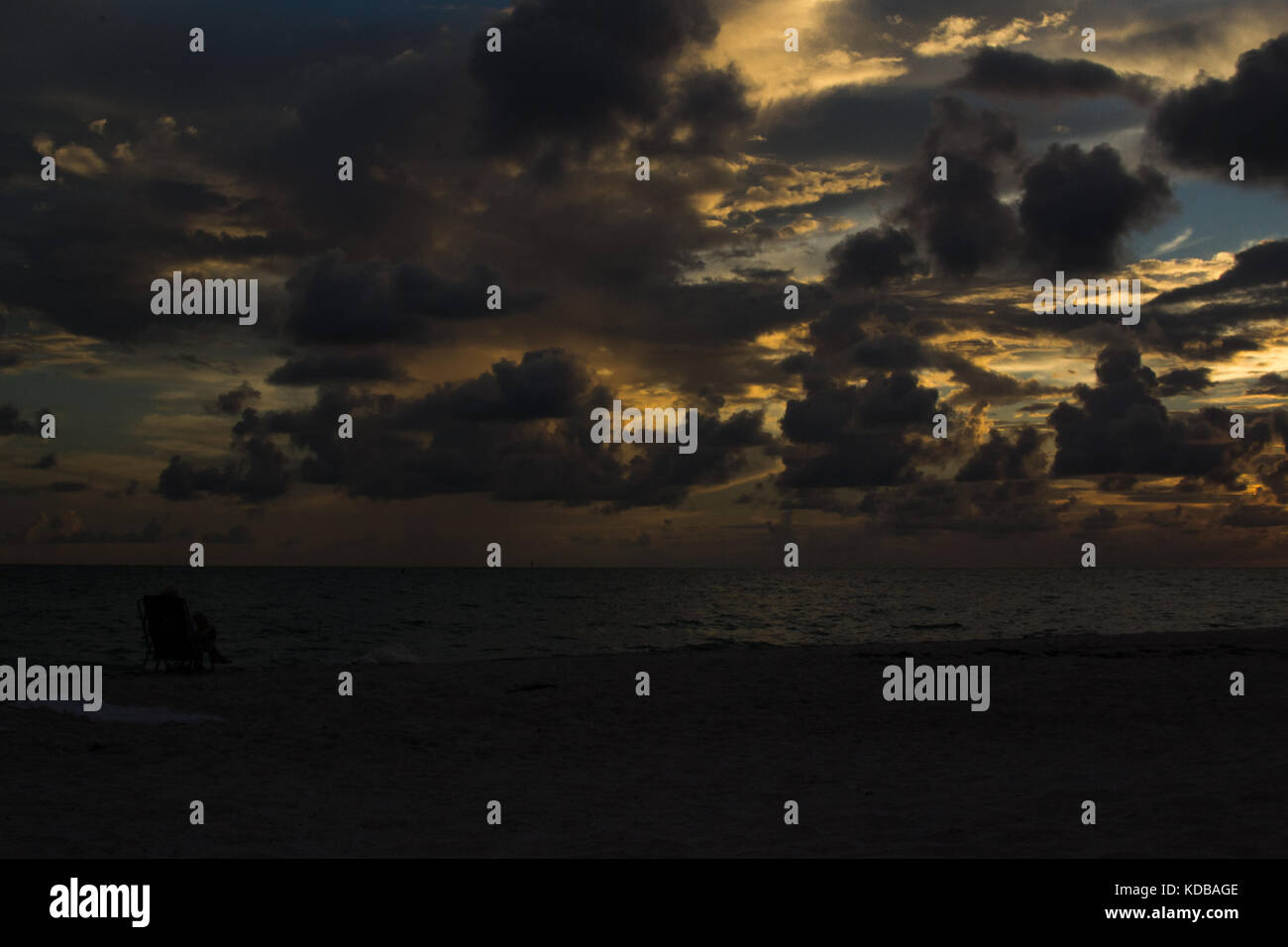 Sunset at Siesta Key, Florida Stock Photo - Alamy