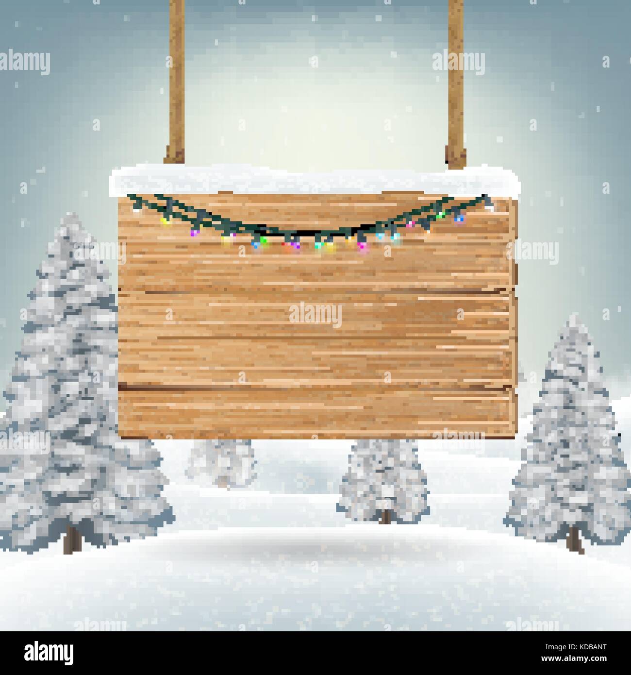 Christmas notice board Stock Vector Images - Alamy