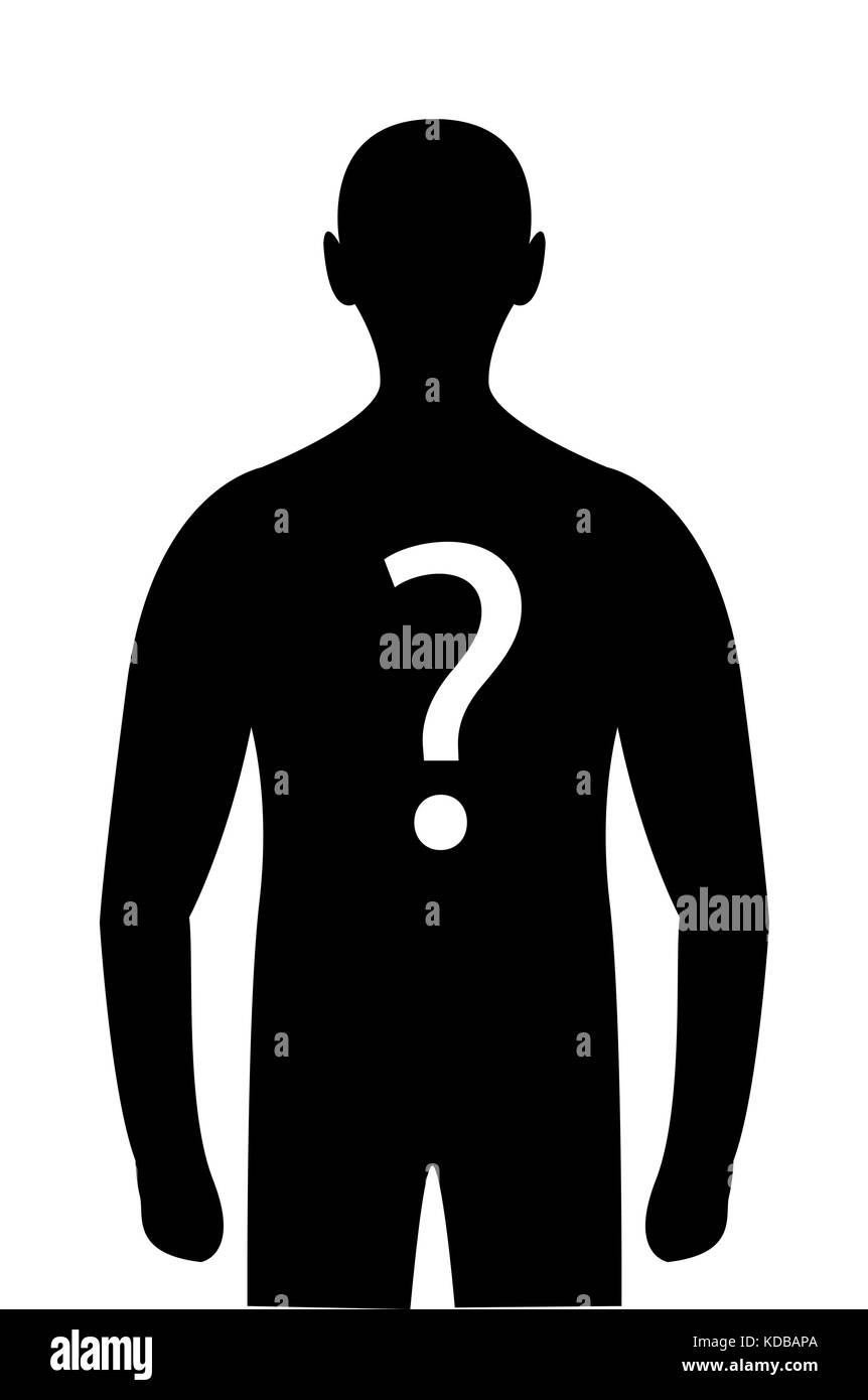 Question Mark Silhouette Woman