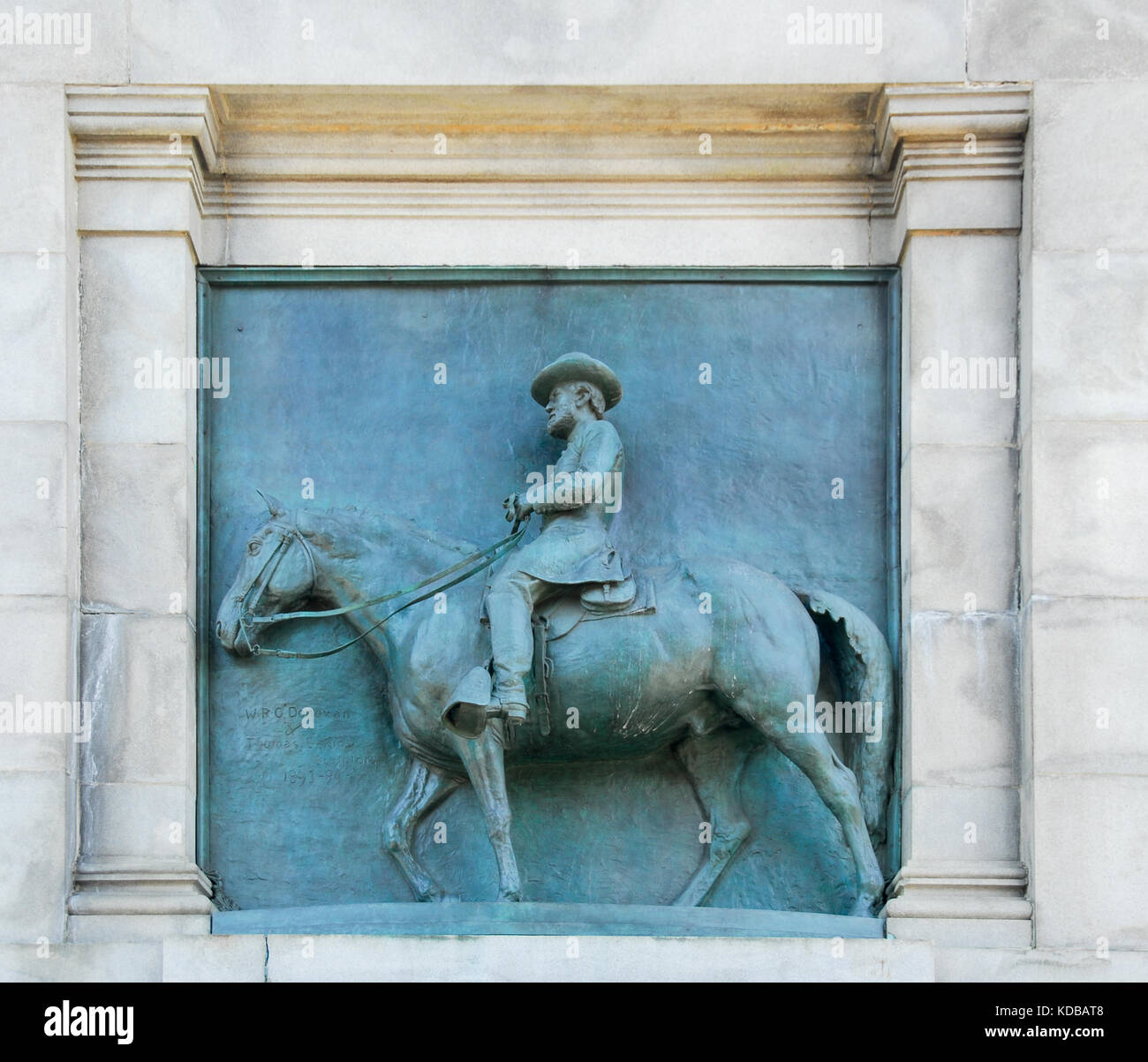 General Grant relief under the Triumphal Arch at the Grand Army Plaza ...