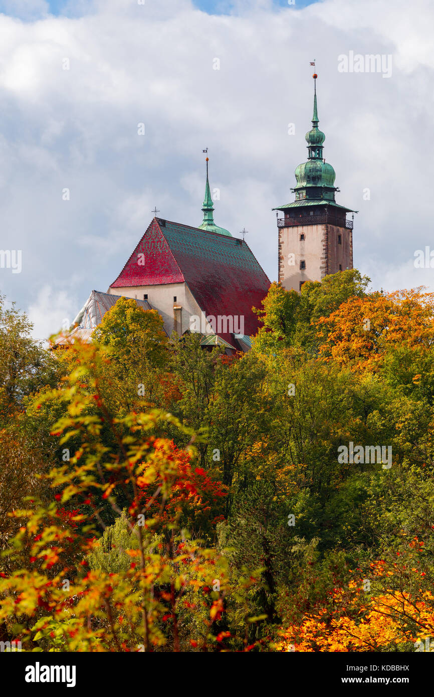 Church of St. James the Greater in Jihlava is a three-aisled hall ...